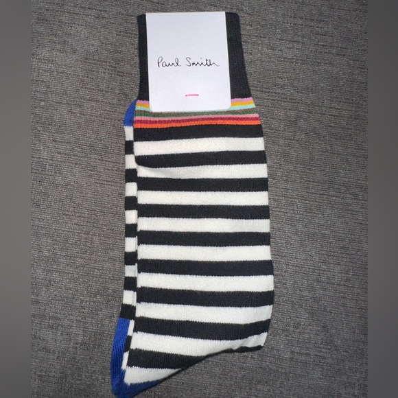 Paul Smith | Other | Paul Smith Mens Two Stripe Sock In Black And White | Poshmark